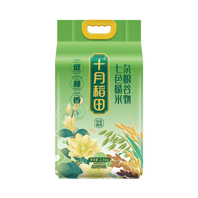 十月稻田七色糙米2.5kg