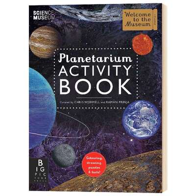 欢迎来到博物馆系列 天文馆活动书 Planetarium Activity Book 英文原版 英文版英语科普读物 进口原版书籍儿童全英语书
