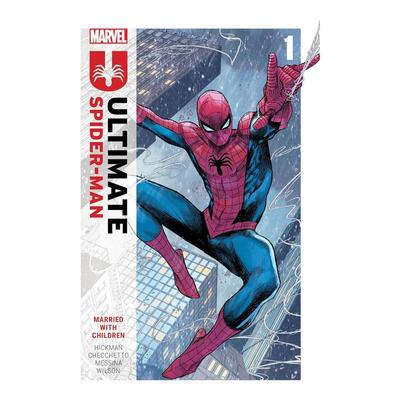 【现货】【Marvel】蜘蛛侠卷1已婚生活英文漫画平装进口原版书ULTIMATE SPIDER-MAN BY JONATHAN HICKMAN VOL. 1: MARRIED WI