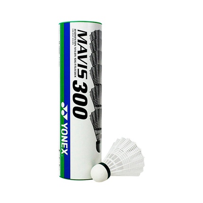 耐打王尤尼克斯羽毛球M300高性价比尼龙球YY塑料球6只装M600