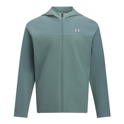 安德玛男士Velociti Pro Storm跑步运动外套梭织夹克6005897-587