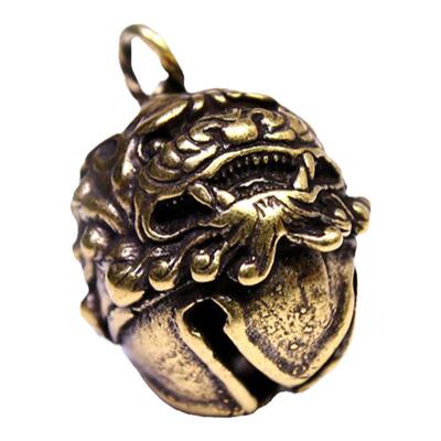 手工狮子黄铜铃铛钥匙扣挂件项圈