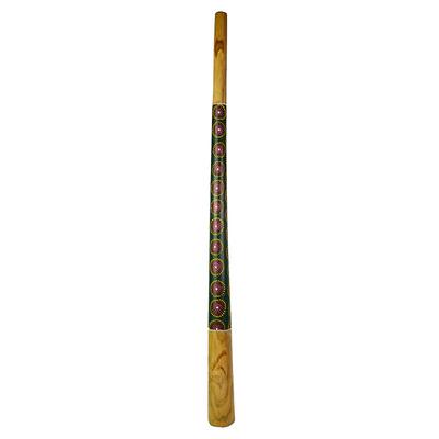 卡杜斯柚木彩绘喇叭迪吉里杜管音疗乐器竹制瑜伽冥想小众乐器