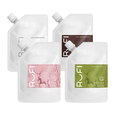【自营】【U先试用】RUFI香氛洗衣液持久留香酵素洁净便携30ml*4