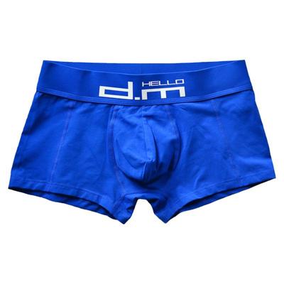 D.M男内裤舒适紧身平角青年棉质