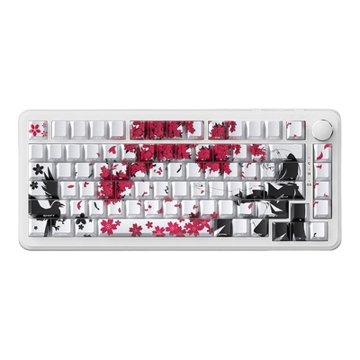 黑爵AK820MAX樱花少女磁轴键盘
