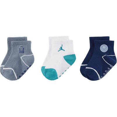 Nike/耐克正品JORDAN儿童透气短筒运动袜三双装HF2736-100