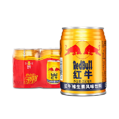 红牛维生素风味饮料250ml×6罐