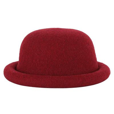 百搭休闲针织羊毛保暖复古小礼帽