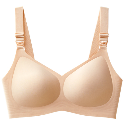 十月结晶孕妇内衣无痕女固定杯产后哺乳防下垂大胸专研大码文胸罩