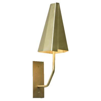 侘寂风黄铜几何壁灯客厅装饰灯