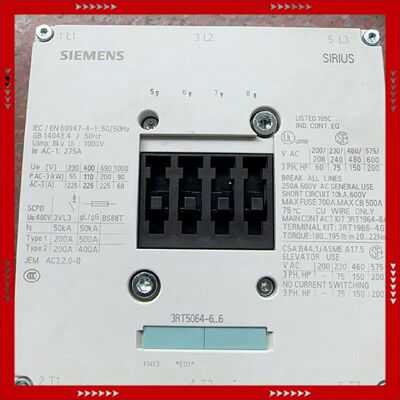 【问价】接触器 3RT5064 -6...6 线圈220V 装