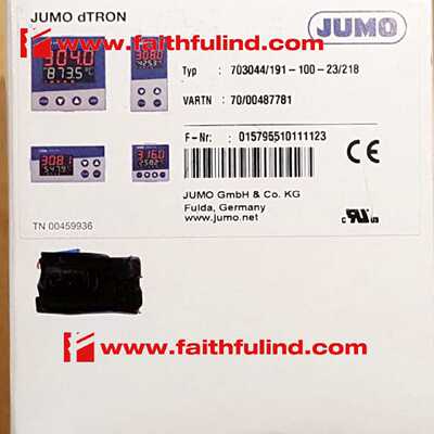 议价JUMO 00487781 久茂全新温控器 703044/191-100-23/218 dTRON