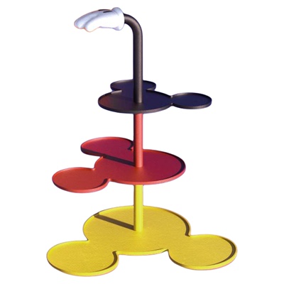 七彩爱心英文生日装饰插牌