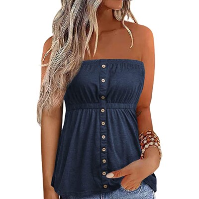 W 65171 Sexy Fashion Waist Cincher Bustier Top 性感抹胸上衣