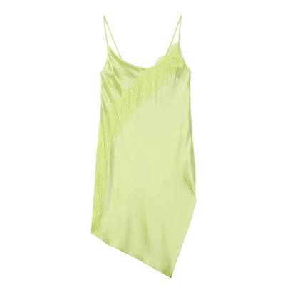 安莉芳性感蕾丝桑蚕丝吊带睡裙