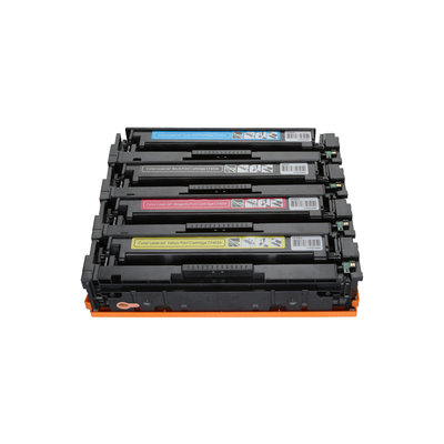 滋蒙易加粉适用惠普m281fdw硒鼓m254dw hp202a cf500a m254dn彩色打印机m254nw碳粉m280nw m281fdn带芯片墨盒