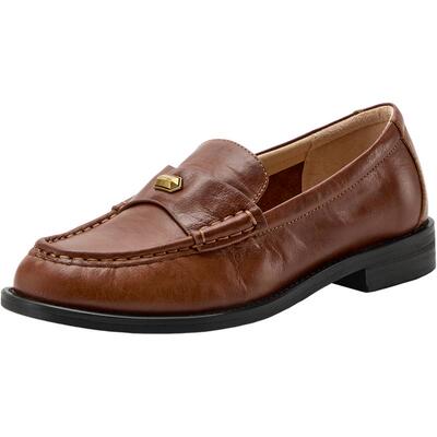 Bata乐福鞋女2026春季商场新款舒适通勤时尚牛皮粗跟单鞋9833AAA6