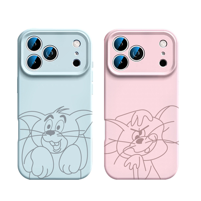 情侣款【猫和老鼠】简约手机壳