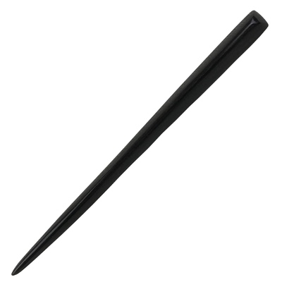 唐三把一字簪黑檀木菱边汉代短发
