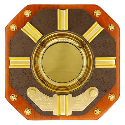 GUEVARA雪茄烟灰缸黄铜实木