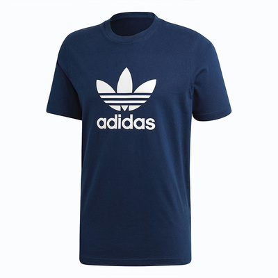 Adidas/阿迪达斯正品三叶草LOGO印花男子圆领运动短袖T恤 ED4715