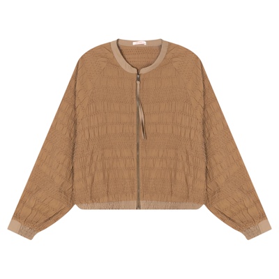 niko and ... 外套女2026春季新款休闲短款圆领夹克服580698