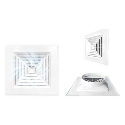 ABS方形散流器矿棉板石膏板通用595 600 603中央空调出风口排风口