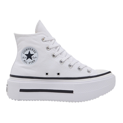 Converse匡威秋季Double Stack男女休闲鞋厚底高帮帆布鞋 A12976C