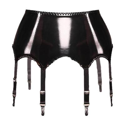 PursueMe亮漆皮吊袜带