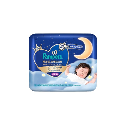 帮宝适夜用专研安睡拉拉裤超薄