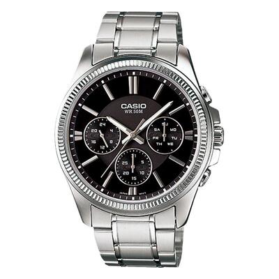 卡西欧casio休闲复古石英钢带