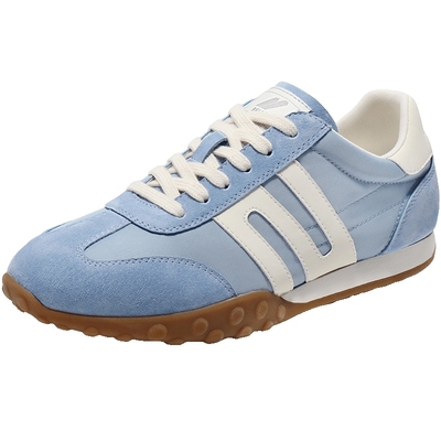 张凌赫/鞠婧祎同款百丽彩虹豆2.0德训鞋透气新款休闲鞋D5R1DBM5