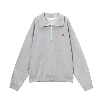 Dunst中性风半拉链卫衣