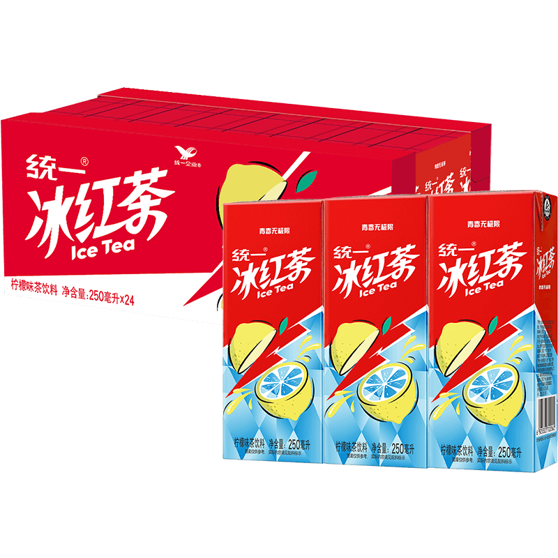 统一冰红茶柠檬口味饮料