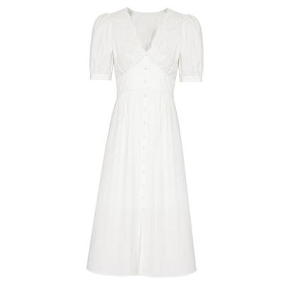 线上收腰V领法式HPLYa字