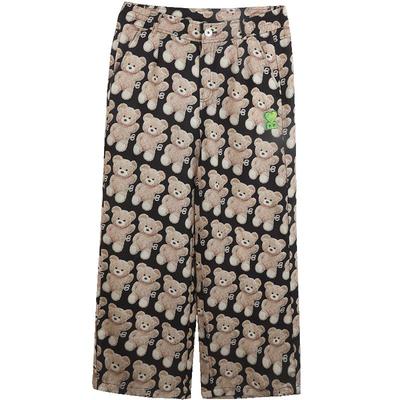 lalabobo高腰垂感宽松阔腿裤