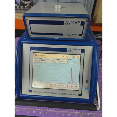 TEWS MW 4300 Laboratory Moisture Analyzer with SLE10 Moistur