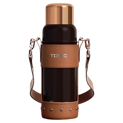 tomic特美刻焖茶杯保温杯女大容量纯钛陶瓷内胆泡茶杯户外水杯男