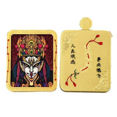 龙虎山朱砂手绘张天师吊坠