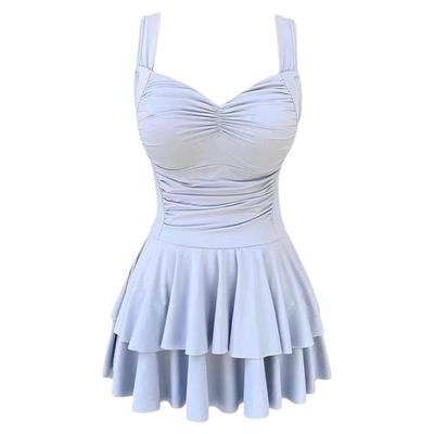 性感纯欲风遮肚遮肉显瘦泳装