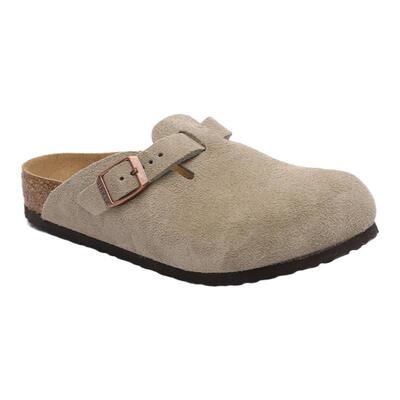 BIRKENSTOCK勃肯绒面革包头拖鞋