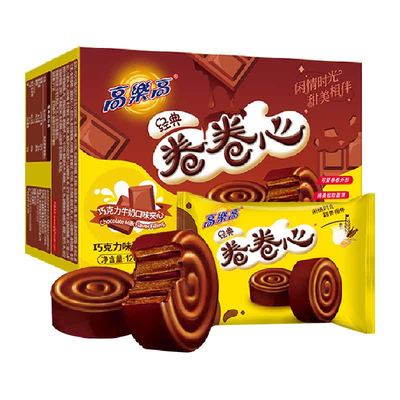 高乐高零食早餐食品夹心糕点