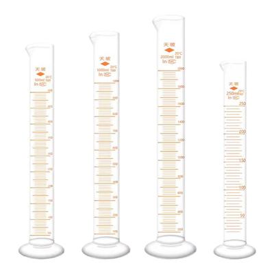 天玻玻璃量筒A级过检高硼硅量筒
