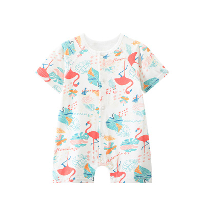 2件装婴儿连体衣夏季全背网眼