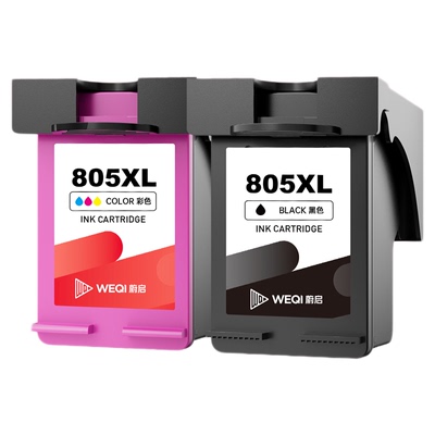 蔚启678墨盒适用惠普HP4518 3548 2548 4648 2648黑彩色1018 1518 2515 3515喷墨打印机墨水678可加墨Deskjet