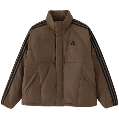 adidas阿迪达斯羽绒服保暖26新款拉链口袋户外冬装夹克外套LE4991