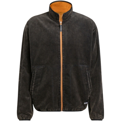 adidas阿迪达斯三叶草男子EQT运动休闲双面穿灯芯绒外套JV6186