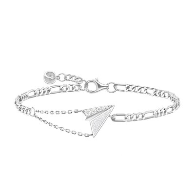 AWNL霖奈北欧M陨石小飞机手链