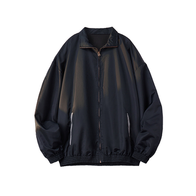 运动立领宽松夹克防风外套